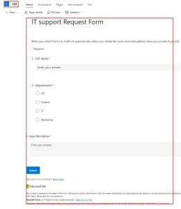 Microsoft Forms Web Part in SharePoint Online - Enjoy SharePoint