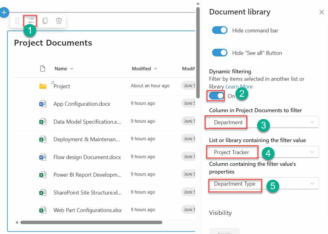 SharePoint Online Document Library Web Part