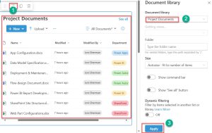 SharePoint Online Document Library Web Part