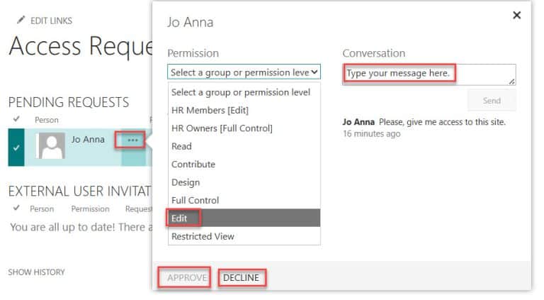 Access Requests in SharePoint Online - Enjoy SharePoint