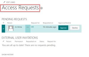 Access Requests in SharePoint Online - Enjoy SharePoint