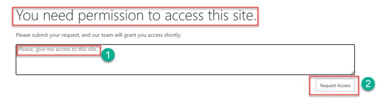Access Requests in SharePoint Online - Enjoy SharePoint