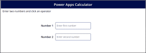 How to Create Calculator in Power Apps