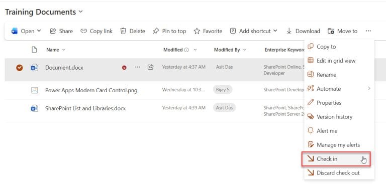 How SharePoint Check In Check Out Works