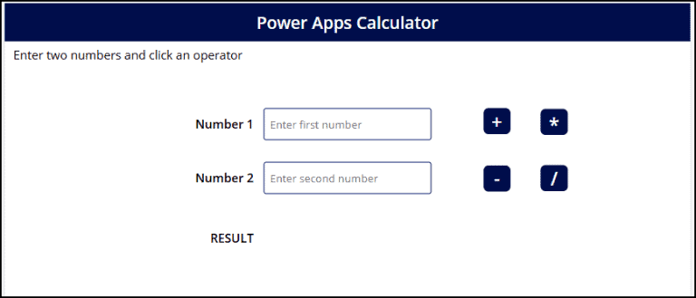 How to Create Calculator in Power Apps