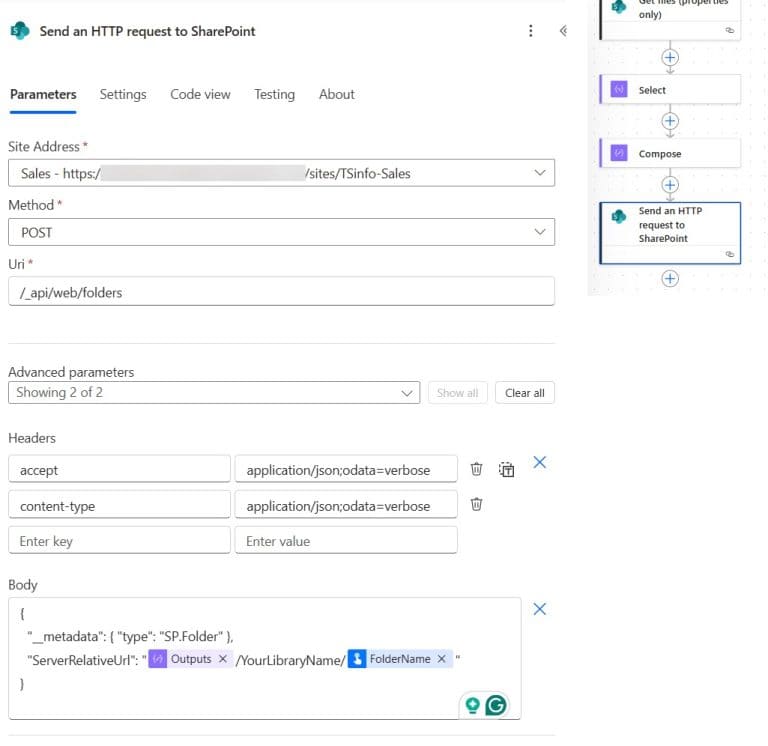 How to Create a SharePoint Folder in Power Automate