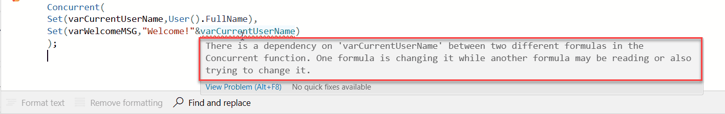 Concurrent Function in Power Apps