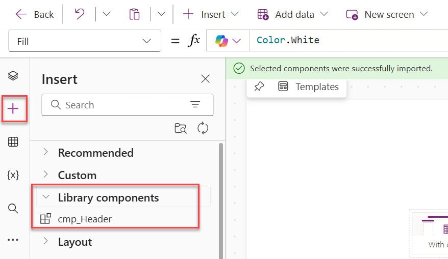 Power Apps Component Library