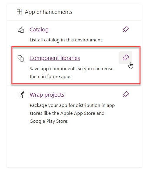 Power Apps Component Library